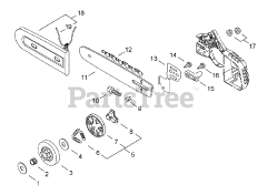 Echo CS-3000 - Echo Chainsaw (SN: 20001001 - 20999999) Parts Lookup ...