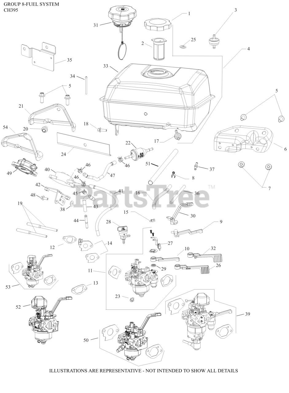 Kohler CH395-3149 - Kohler Command PRO Engine, Basic Version, 9.5hp, 7 ...