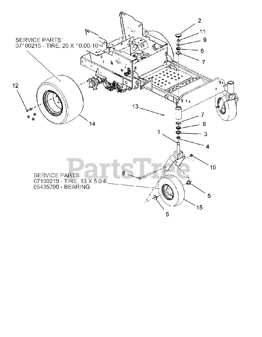 Gravely 991083 (ZT 52 HD) - Gravely 52" Zero-Turn Mower, Kawasaki (SN ...