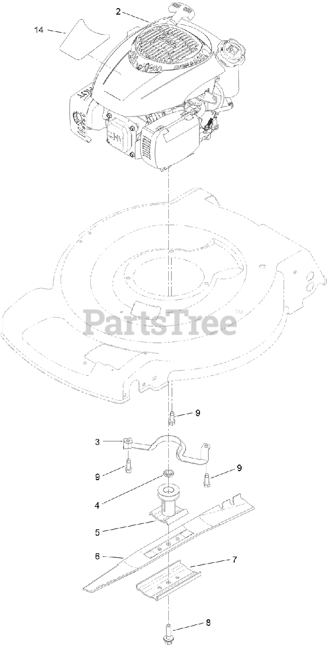 Toro 20371 - Toro 22" Recycler Walk-Behind Mower (SN: 316000001 ...