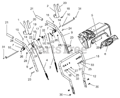 Ariens 921037 - Ariens Deluxe 28" Snow Blower, Ariens AX engine (SN ...