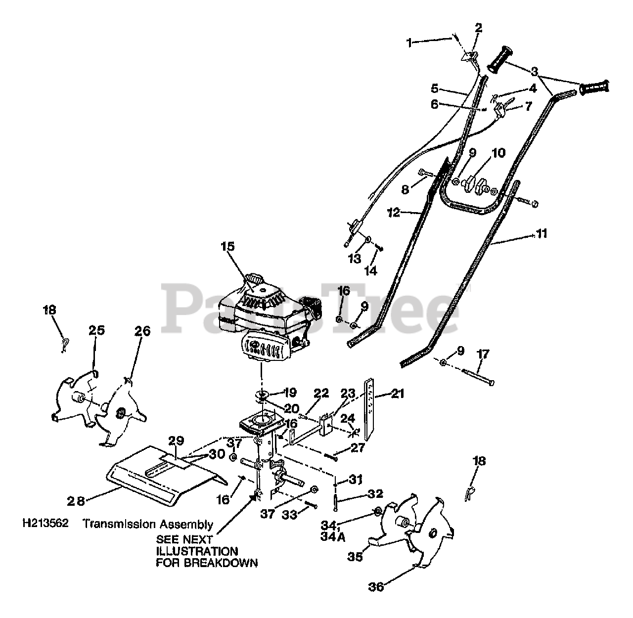 Troy-Bilt 11078 - Troy-Bilt Mini-Tiller (SN: HH026799 & Below) MAIN ...