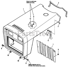 Simplicity 1692450 - Simplicity Sovereign Garden Tractor, 18hp Parts ...