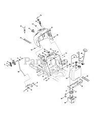 Craftsman 247.203770 (13A278XS299) - Craftsman T1200 Lawn Tractor (2014 ...