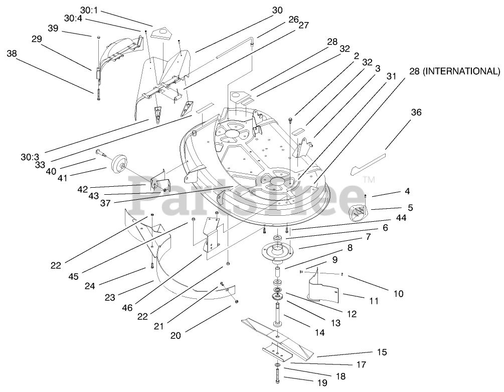 Toro 71240 (15-38 HXL) - Toro Lawn Tractor (SN: 099000001 - 099999999 ...