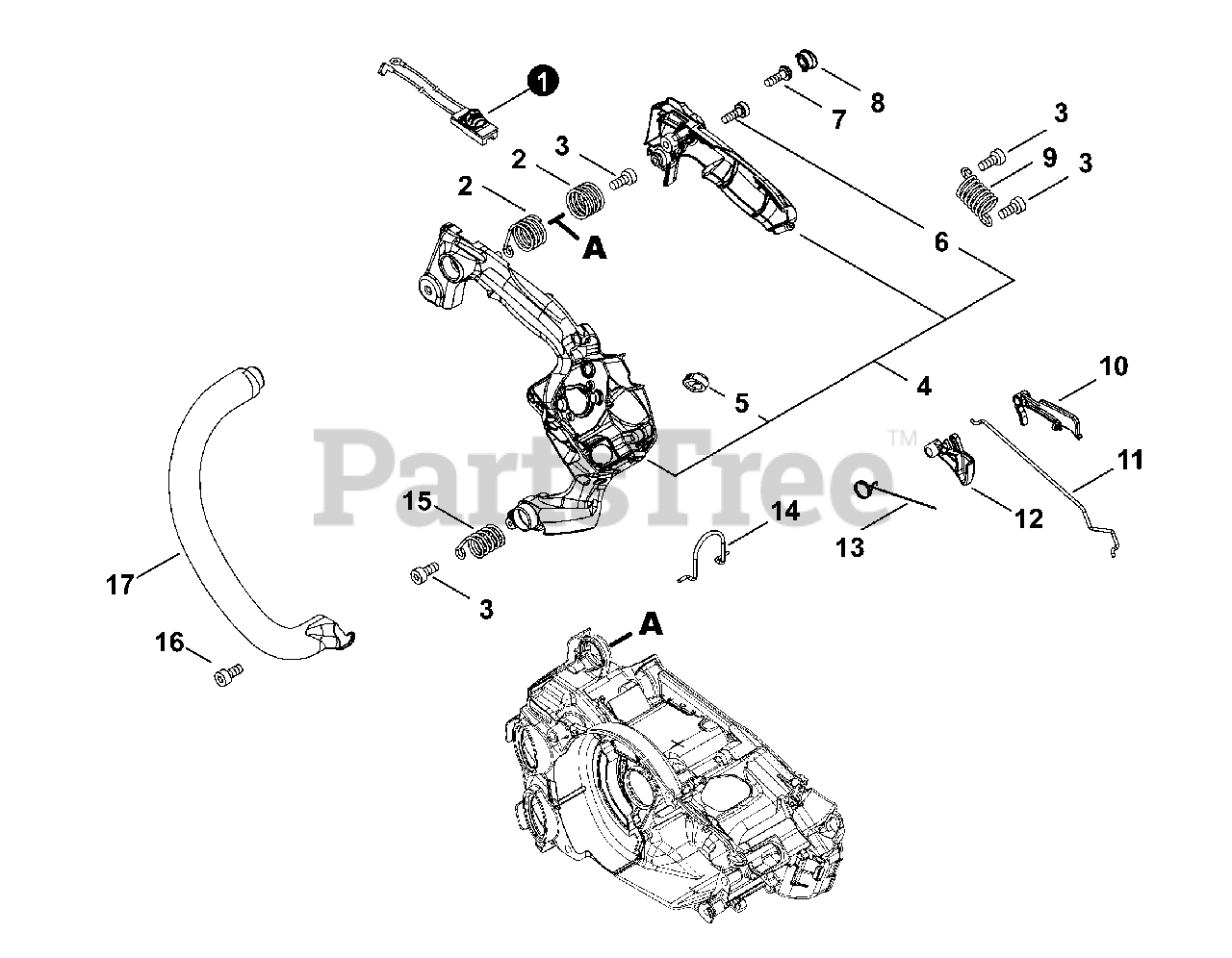 Echo CS-2511T - Echo Chainsaw (SN: C70215001001 - C70215999999) Handles ...