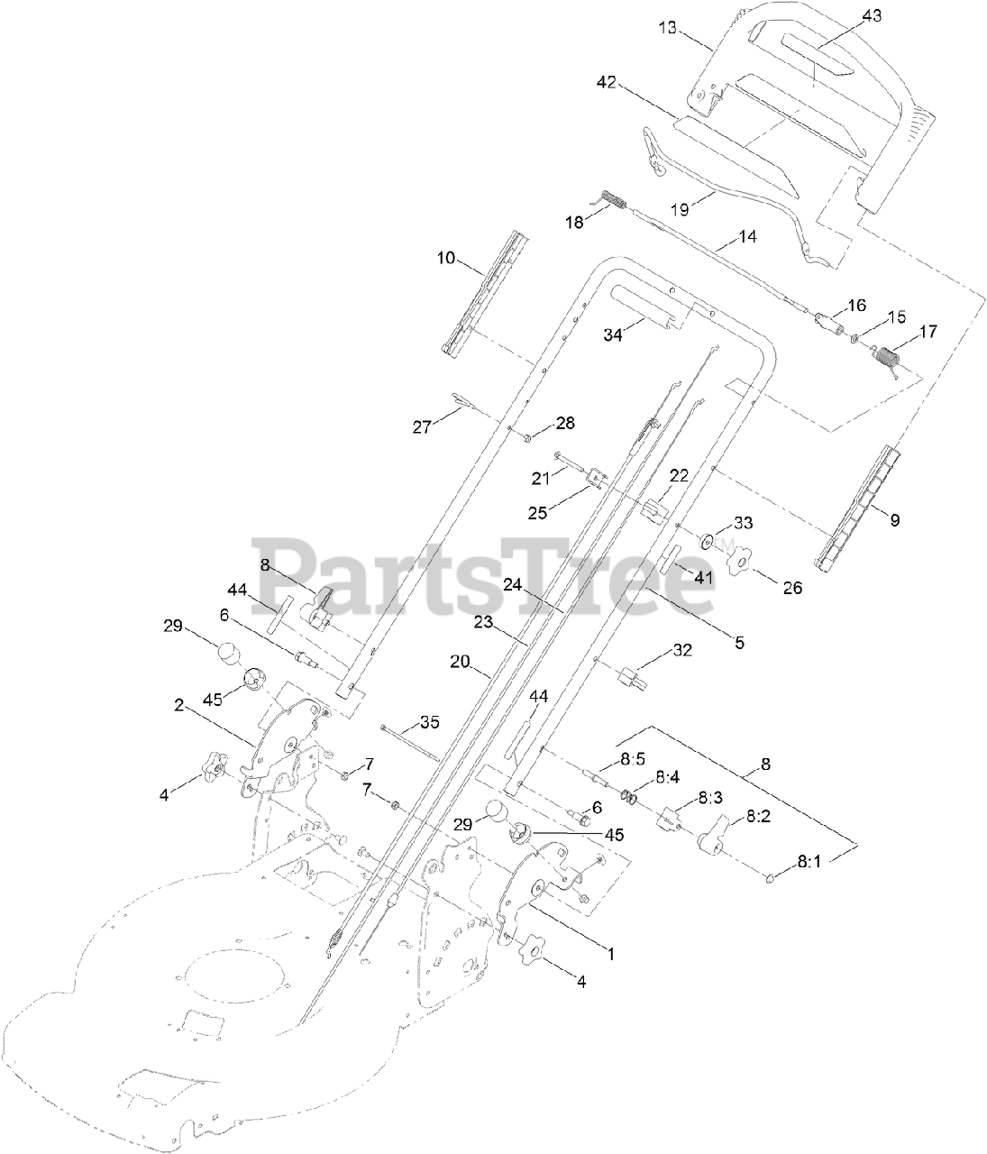 Toro 20357 - Toro 22" Recycler Walk-Behind Mower (SN: 402085000 ...