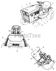 Simplicity 5216 (1690916) - Simplicity Lawn Tractor, 16hp Parts Lookup ...