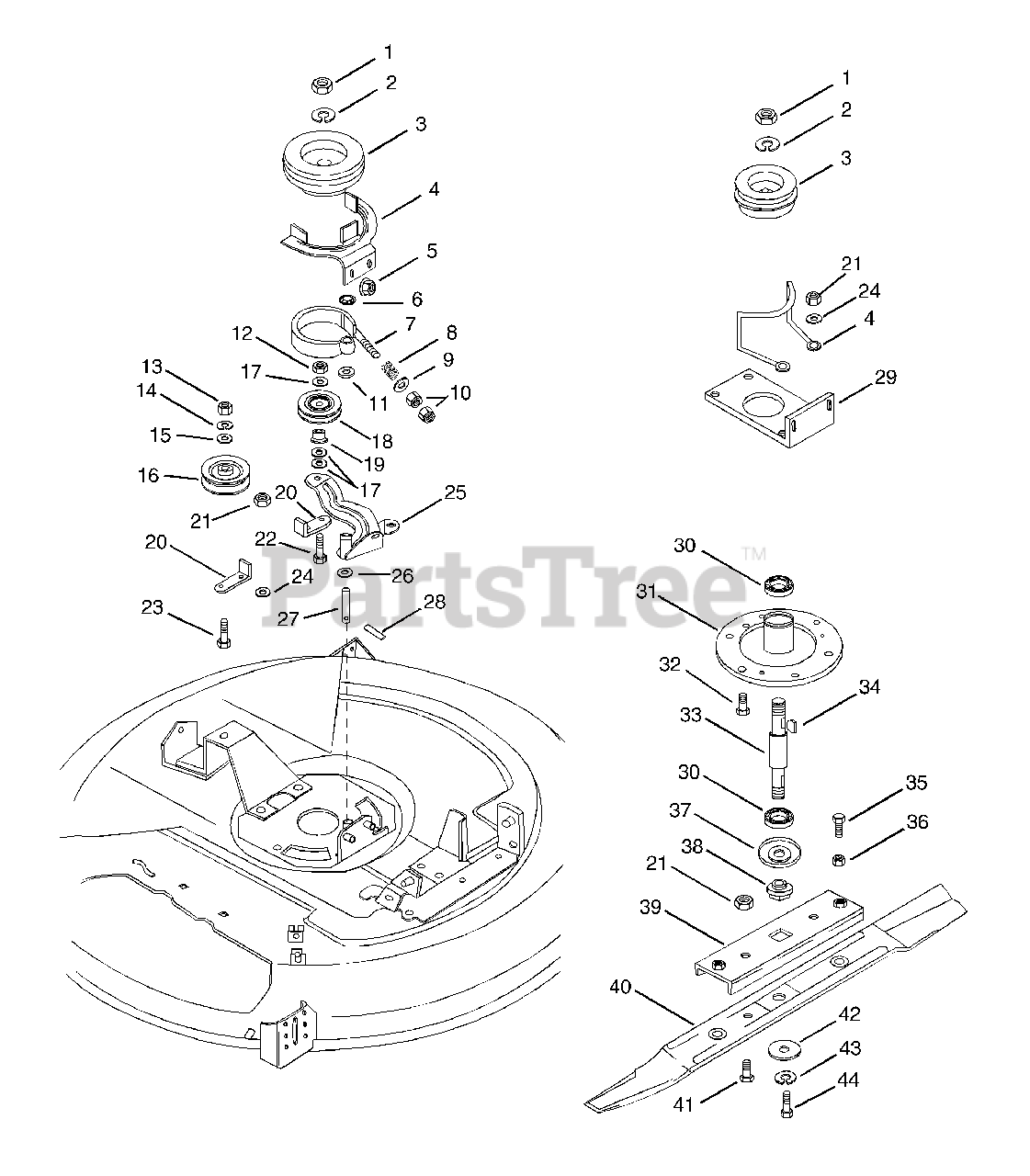 Ariens 927055 (RM 1332) - Ariens 32" Rear-Engine Rider, 13hp Briggs ...