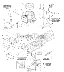 AGCO 1820 PS (1693996) - AGCO 50" Garden Tractor, 20hp Parts Lookup ...