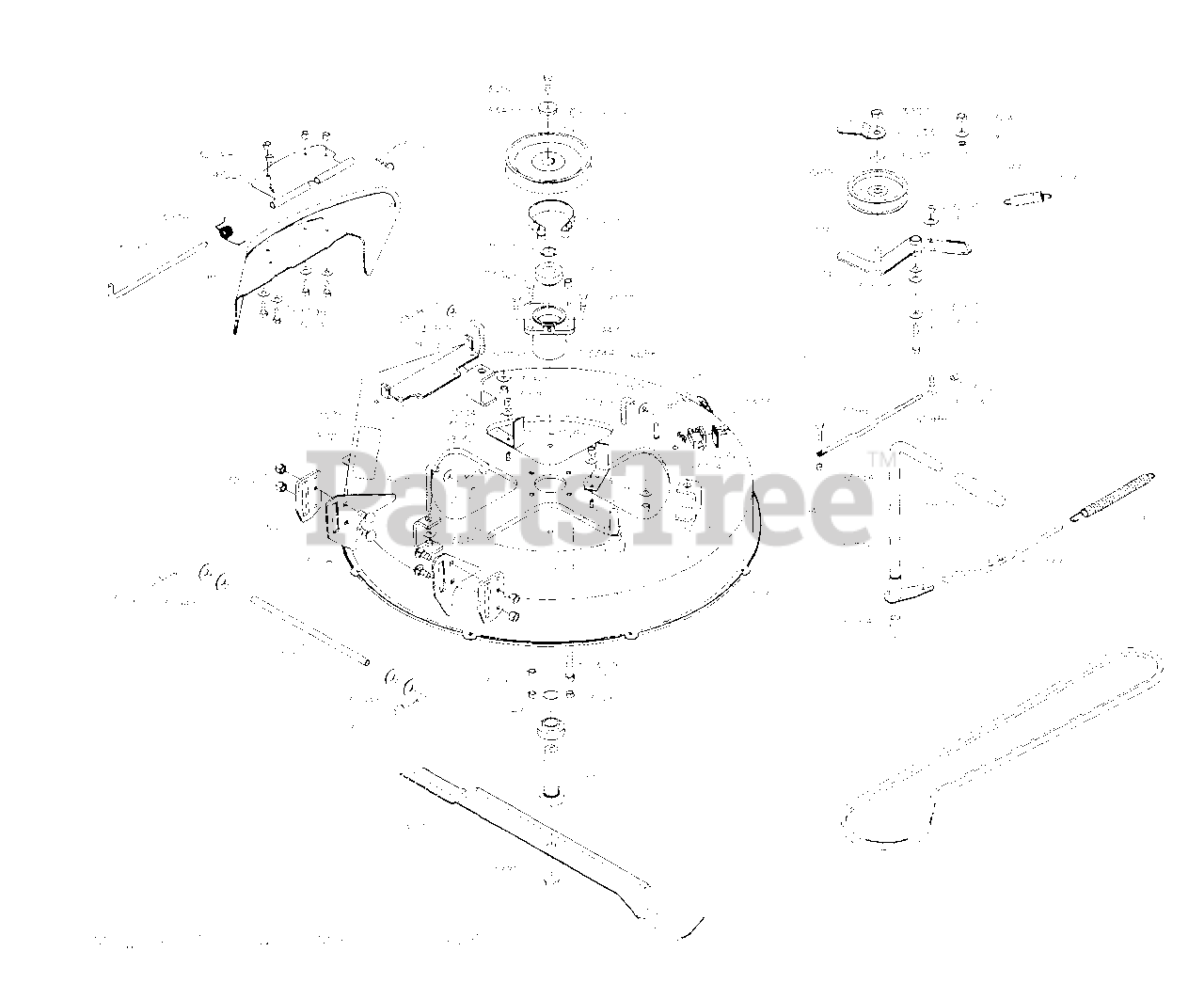 Dixon ZTR 3304 - Dixon Zero-Turn Mower (2000) MOWER DECK 30" Parts ...