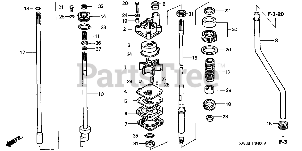Honda BF90 A3 JRTA (BBBL) - Honda Marine Engine, Made in Japan (SN ...