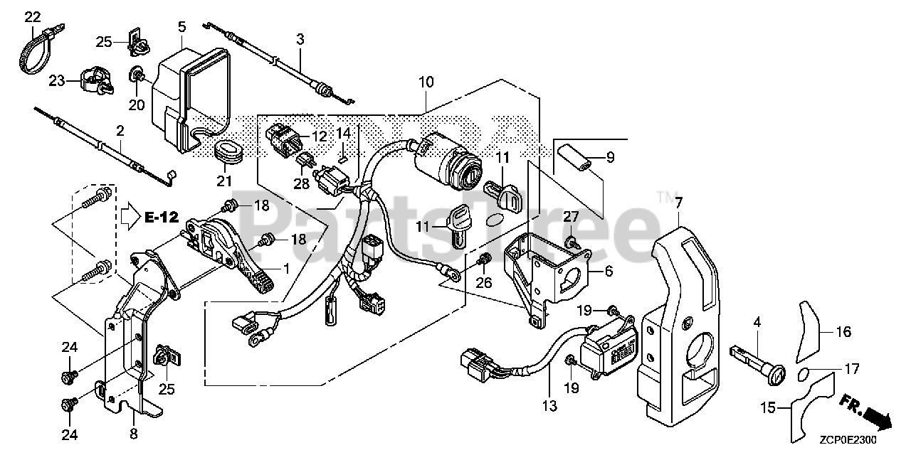 Honda GX690 RH TXF2 (GCAPH) - Honda Engine, Made in China (SN: GCAPH ...