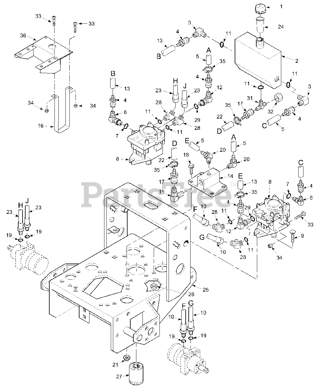 Scag SWZ-21KAE - Scag Walk-Behind Mower, 21hp Kawasaki (SN: 6300001 ...