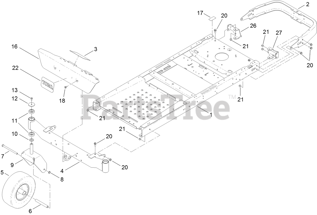 Toro 74630 (SS 5000) - Toro 50" TimeCutter Zero-Turn Mower (SN ...