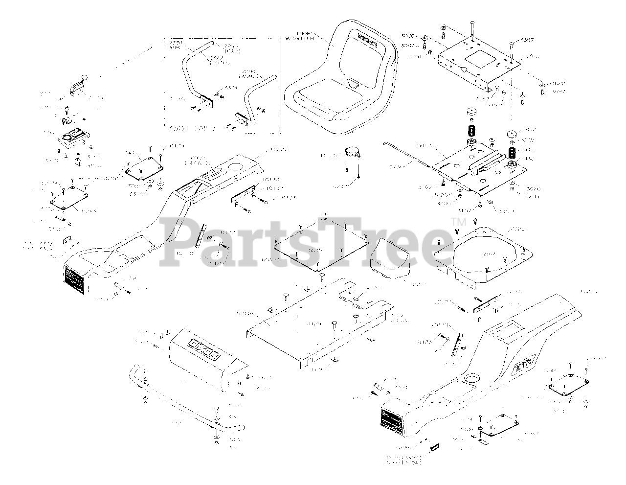Dixon ZTR 3304 - Dixon Zero-Turn Mower (2003) BODY Parts Lookup with ...