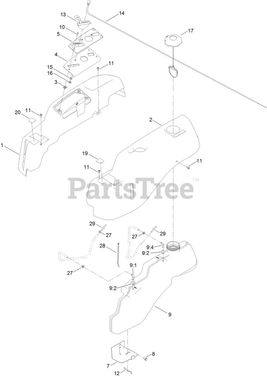 Toro 74768 (MX 5075) - Toro 50" TimeCutter Zero-Turn Mower (SN ...