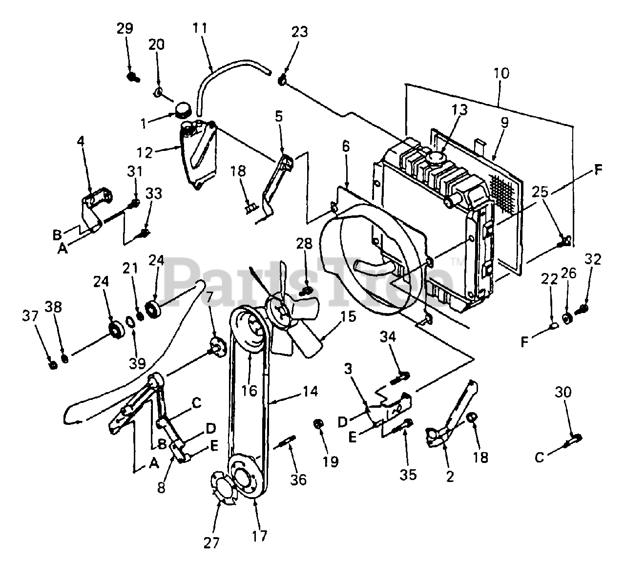 Cub Cadet 2086 (146-735-100) - Cub Cadet Super Garden Tractor (SN ...