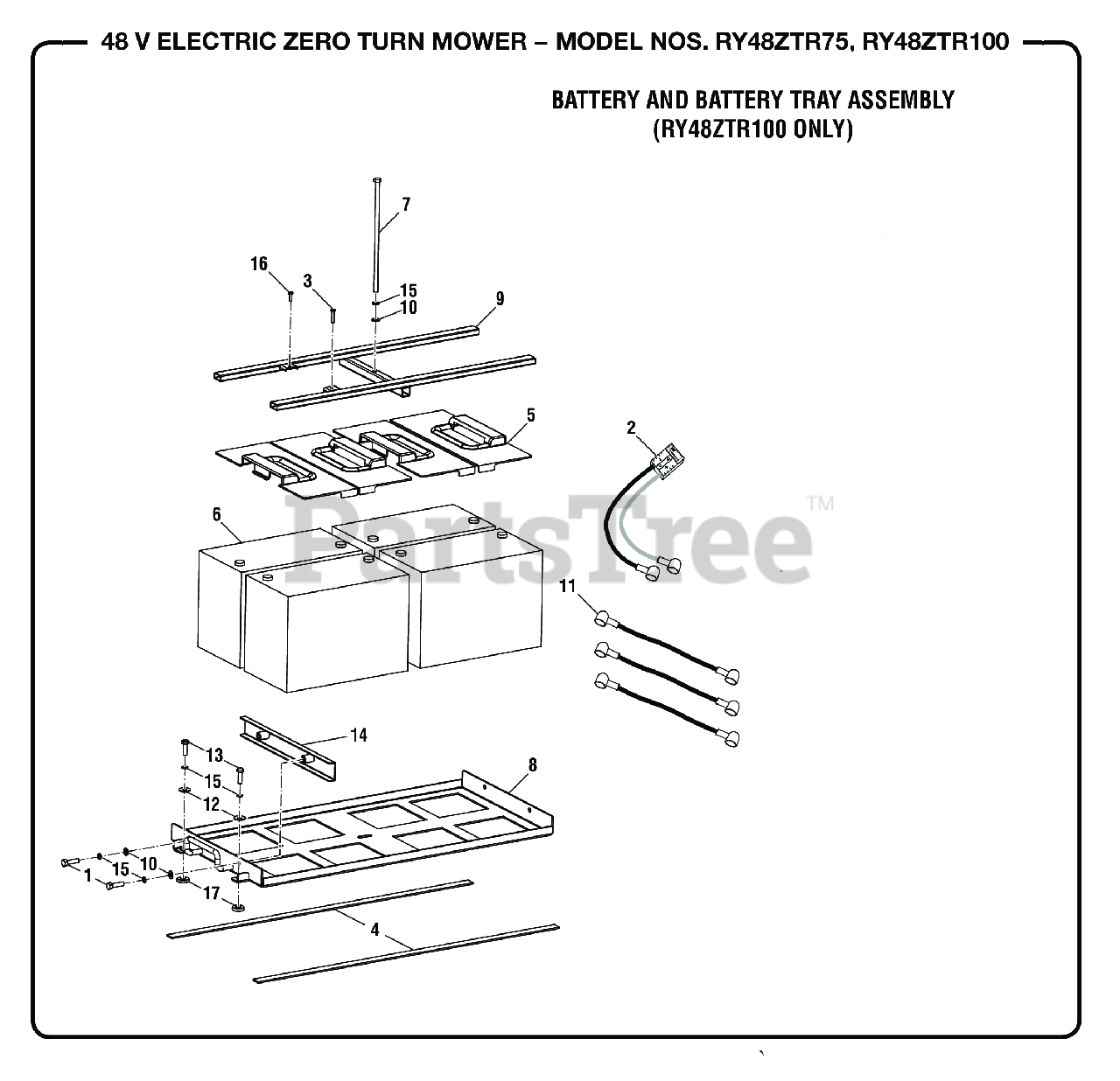 Ryobi RY 48ZTR100 (099749016) - Ryobi 48V Zero-Turn Mower, Rev 01 (2019 ...