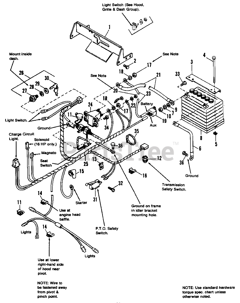 Simplicity 5211 (1691095) - Simplicity Lawn Tractor, 11hp Electrical ...