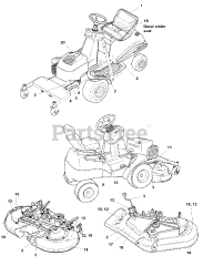 Simplicity 1694292 - Simplicity Lancer Rear-Engine Riding Mower, 17hp ...