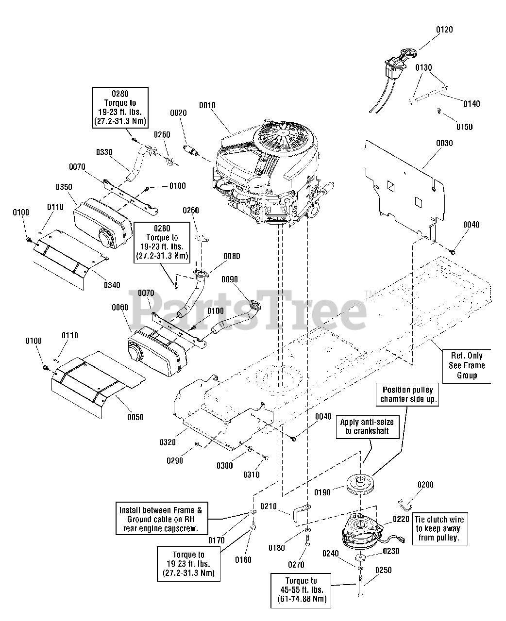 Massey Ferguson MF 2522 (2690967-01) - Massey Ferguson 44" Lawn Tractor ...