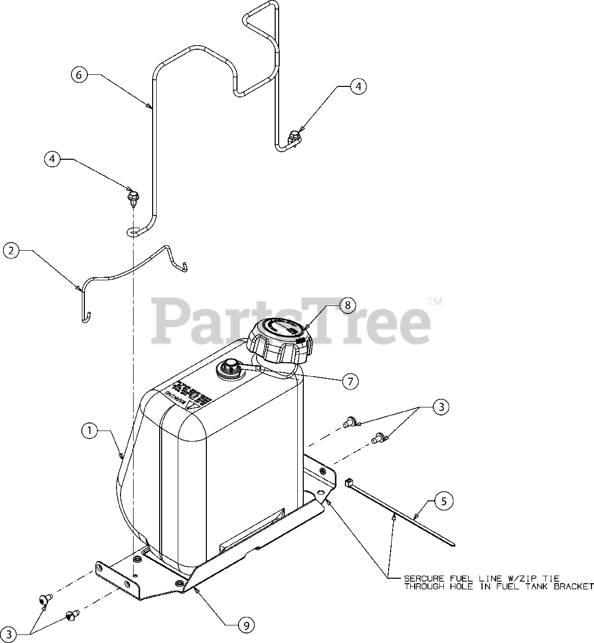 Craftsman 247.203706 (13A277XS099) - Craftsman T1000 Lawn Tractor (2017 ...