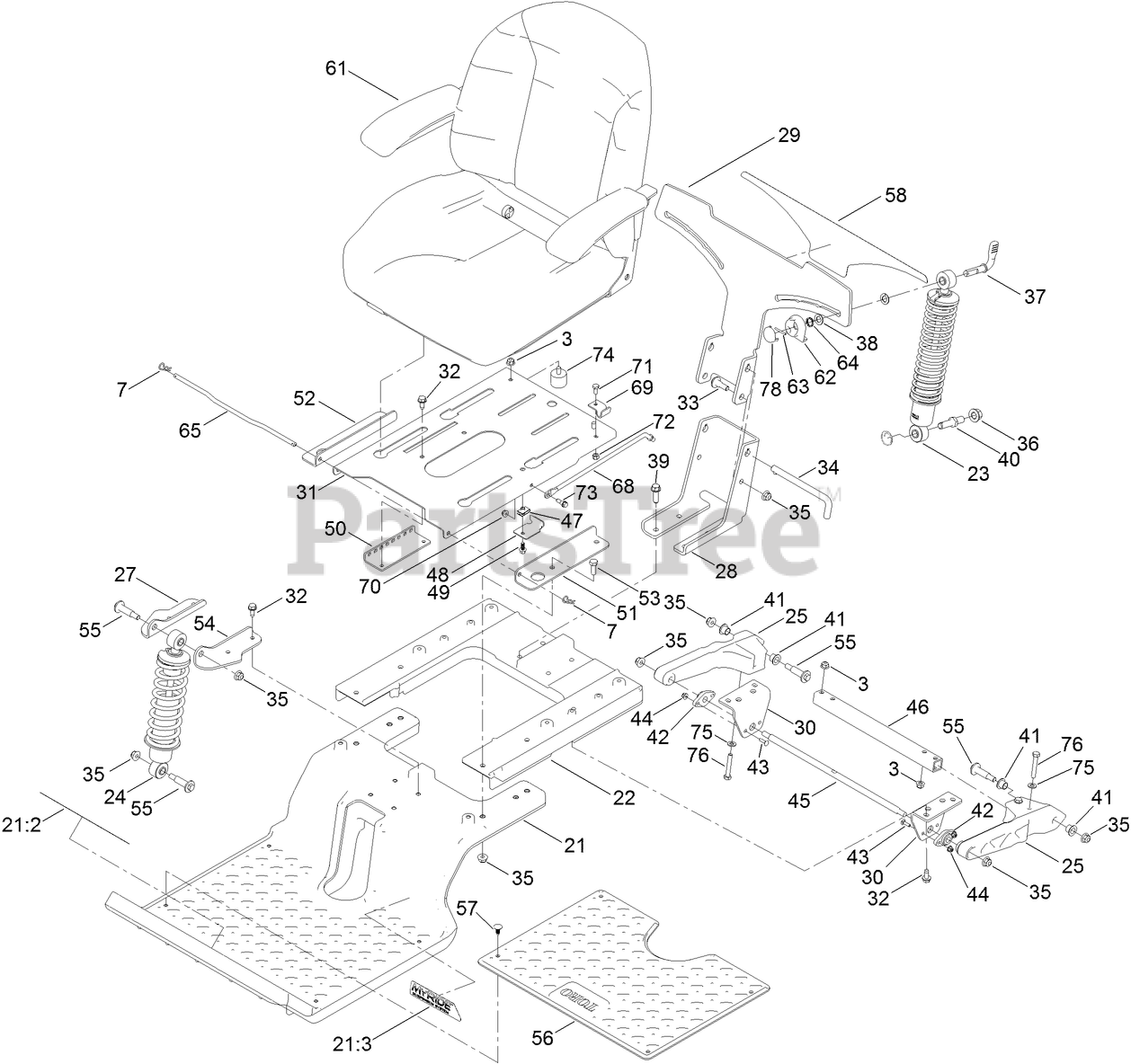 Toro 74778 (MX 5075) - Toro 50" TimeCutter Zero-Turn Mower (SN ...