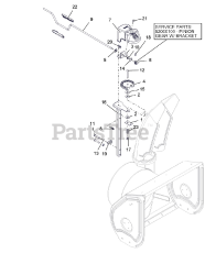 Ariens 921046 - Ariens Deluxe 28" Snow Blower, Ariens AX 254cc engine ...