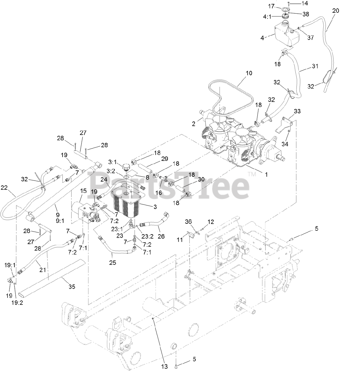 Toro 68138 G (MB TX 2500) - Toro Mud Buggy (SN: 402100000 - 403090253 ...