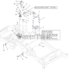 Gravely 991188 (Pro-Turn Z 52) - Gravely Pro-Turn 52" Zero-Turn Mower ...