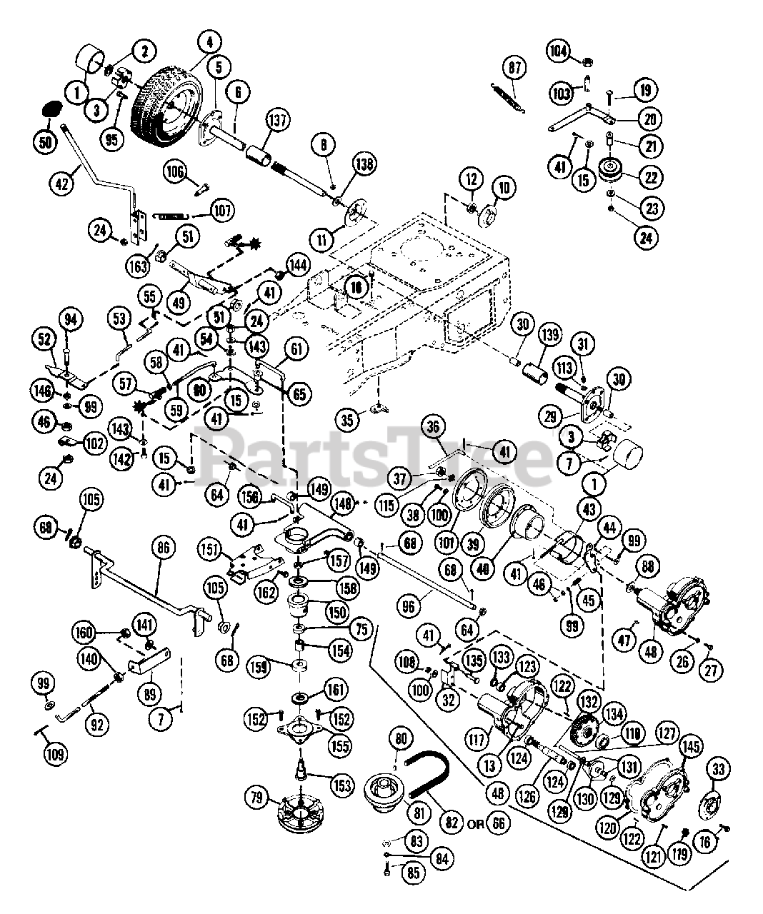 Ariens 927015 (RM 1032) - Ariens 32" Rear-Engine Rider, 10hp Briggs ...