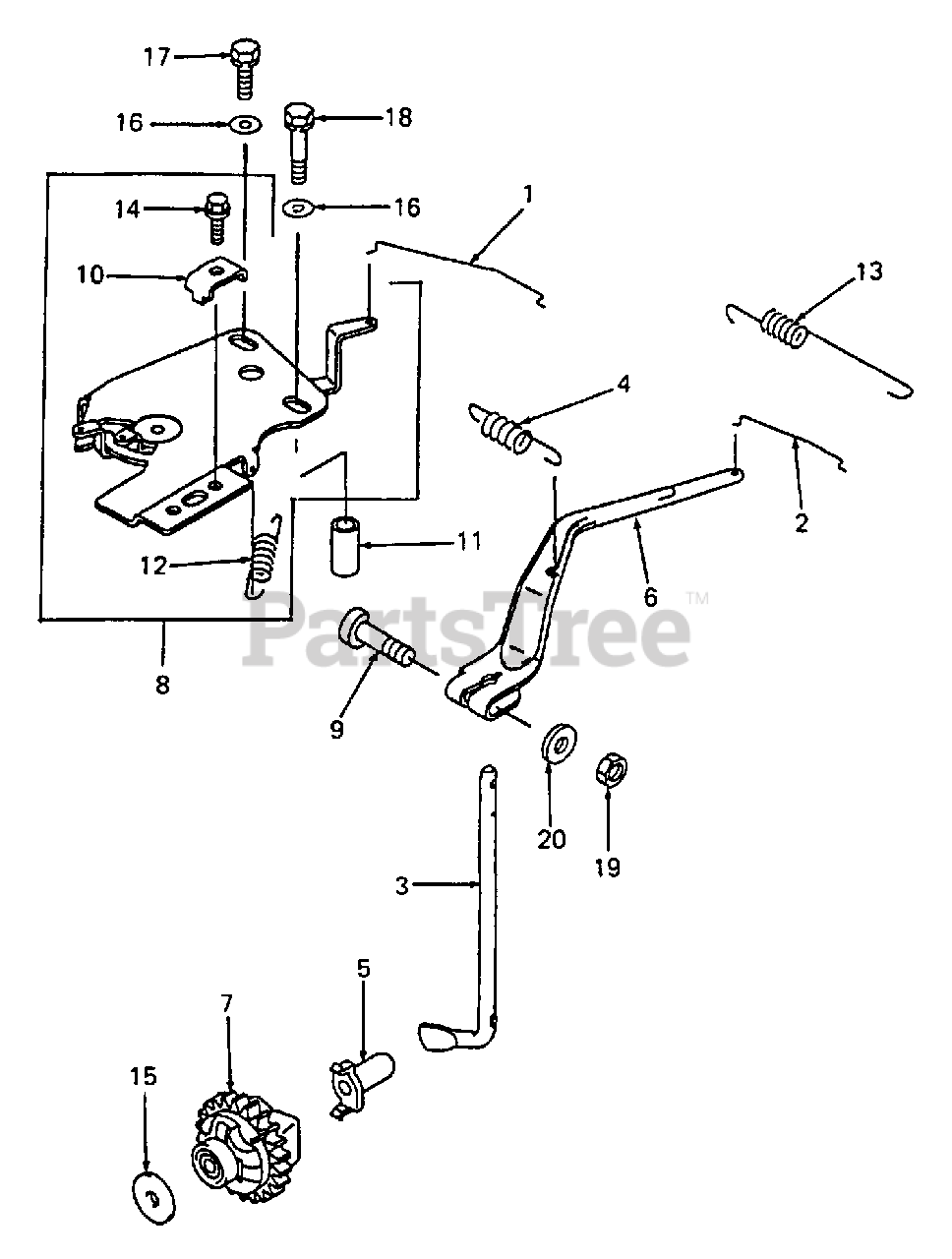 Cub Cadet 2086 (14A-735-100) - Cub Cadet Super Garden Tractor (SN ...