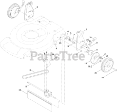 Toro 20333 - Toro 22" Recycler Walk-Behind Mower (SN: 315000001 ...