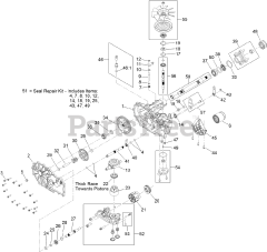 Toro 74853 (ZX 6000) - Toro 60" Titan Zero-Turn Mower (SN: 314000001 - 314999999) (2014) Parts ...