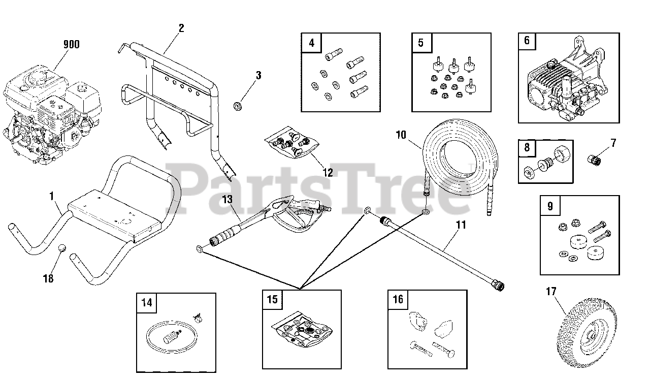 PowerBoss 020454-03 - PowerBoss 3,800 PSI Pressure Washer Main Unit ...