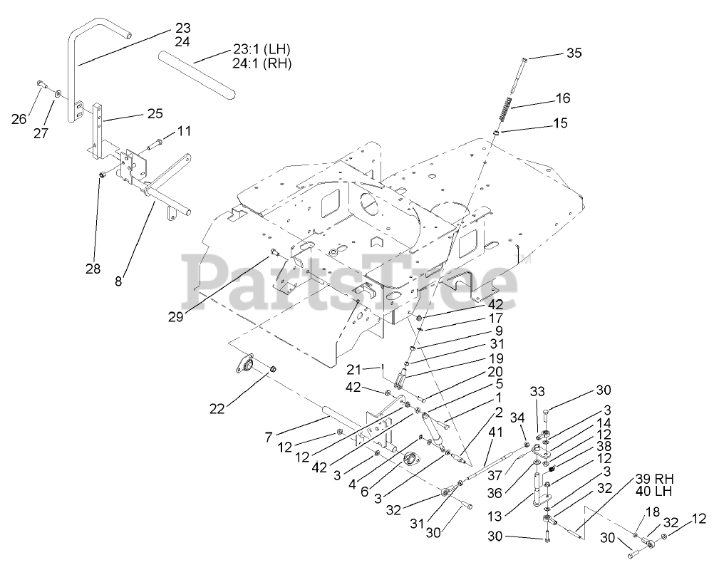 Toro 74701 (17-52 ZX) - Toro 52" TimeCutter Zero-Turn Mower (SN ...