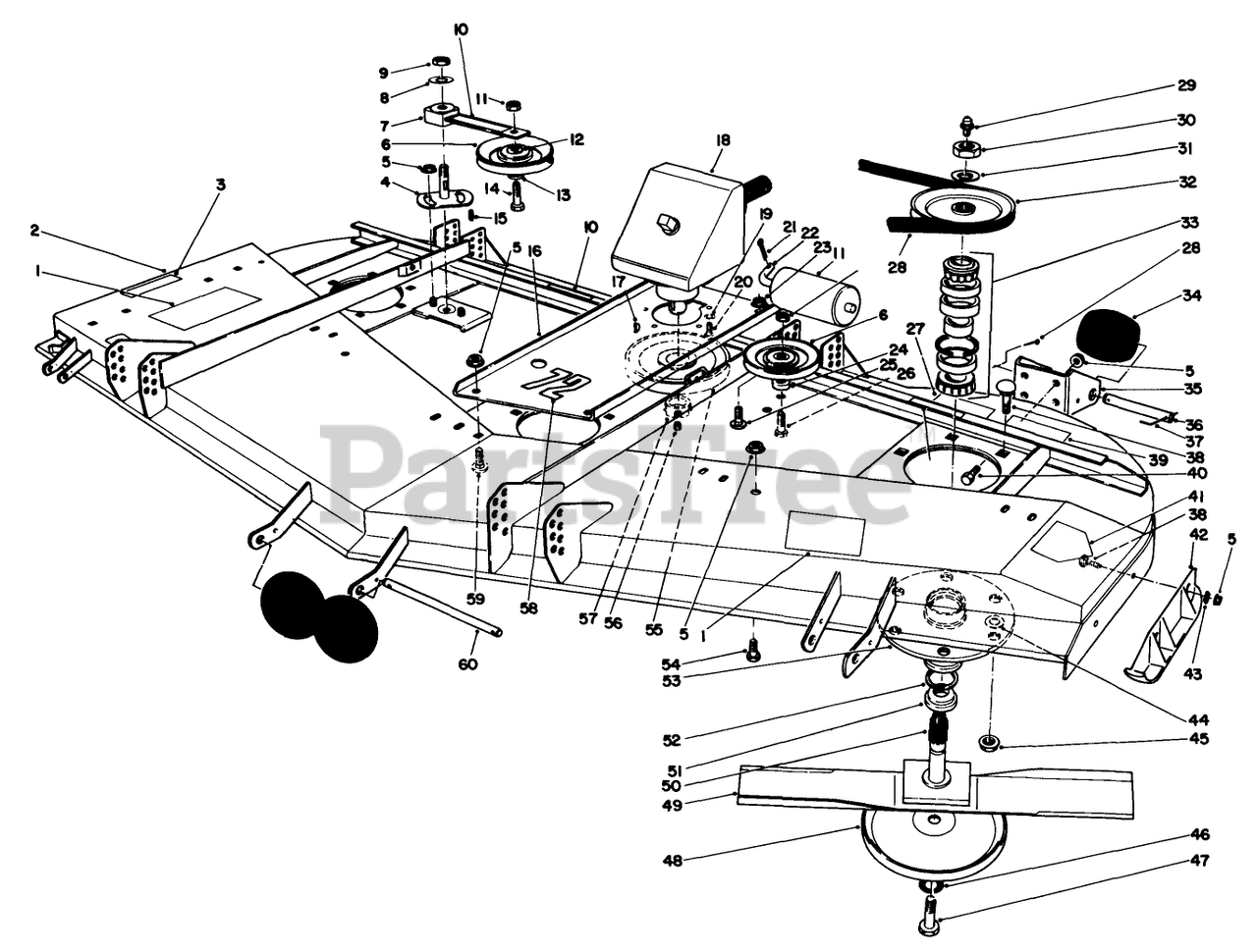 Toro 30798 (220) - Toro Groundsmaster Rear-Engine Riding Mower (SN ...
