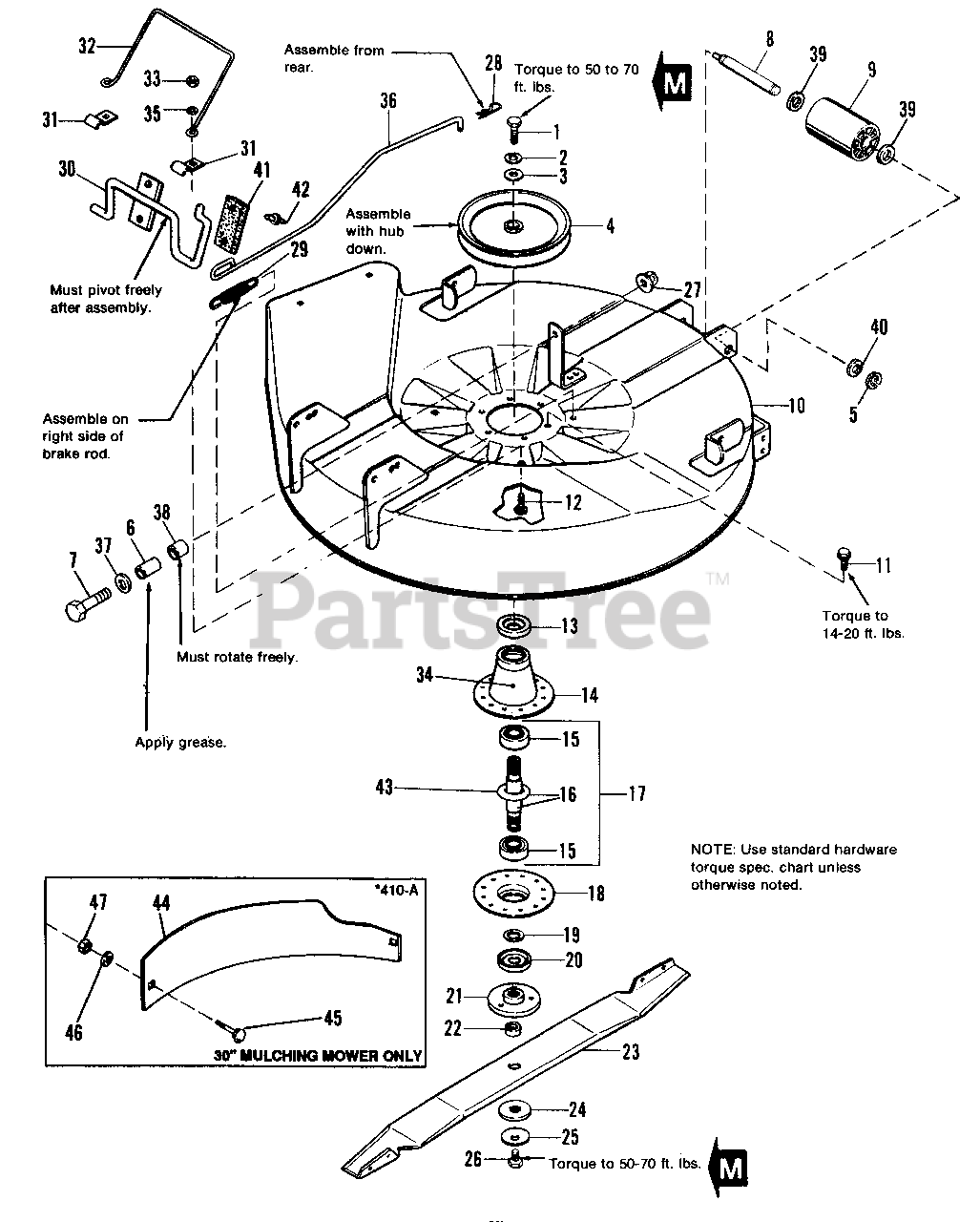 Simplicity 3108 (1691632) - Simplicity 30" Rear-Engine Riding Mower 30 ...