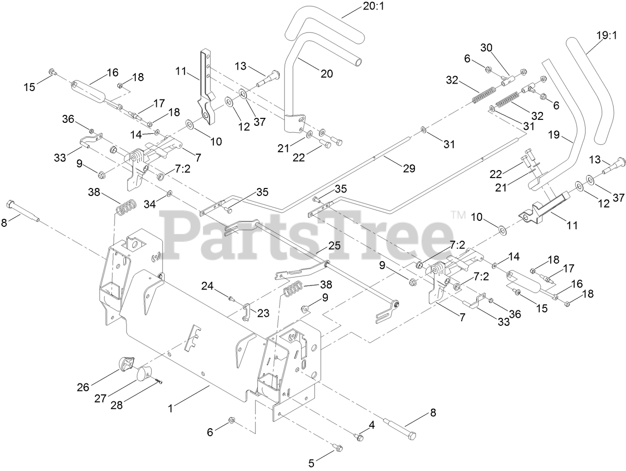Toro 75201 (ZX 4800) - Toro 48" TimeCutter HD Zero-Turn Mower (SN ...