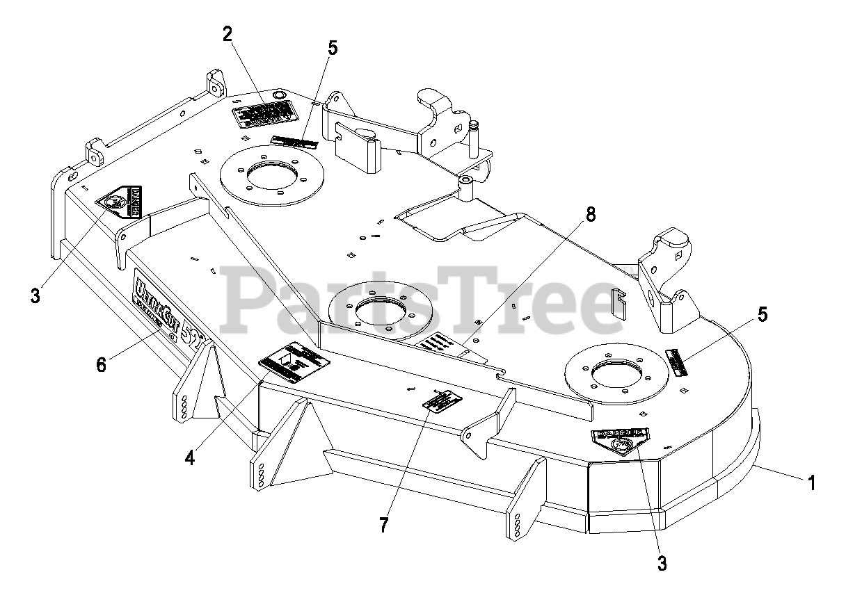Exmark LZAS23KC524 - Exmark 52" Lazer Z AS Zero-Turn Mower, 23HP Kohler (SN: 790000 - 849999 ...