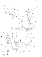 Gravely 988079 - Gravely Pro 150 Walk-Behind Mower Power Unit, 15hp ...