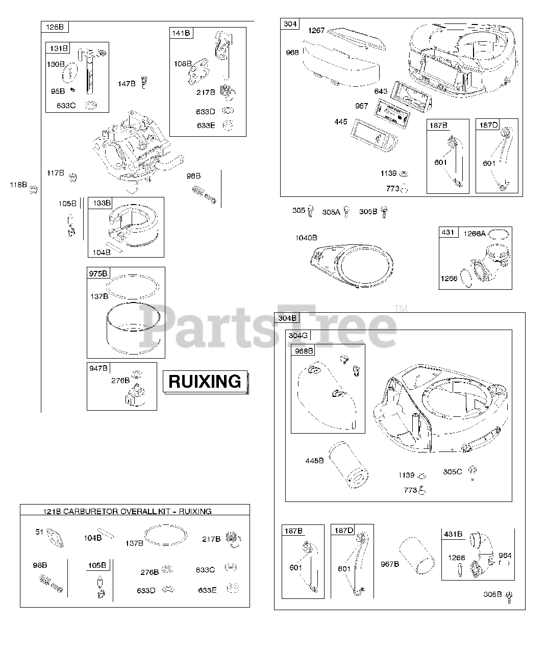 Briggs & Stratton 31P677-0144-B1 - Briggs & Stratton Vertical Engine ...