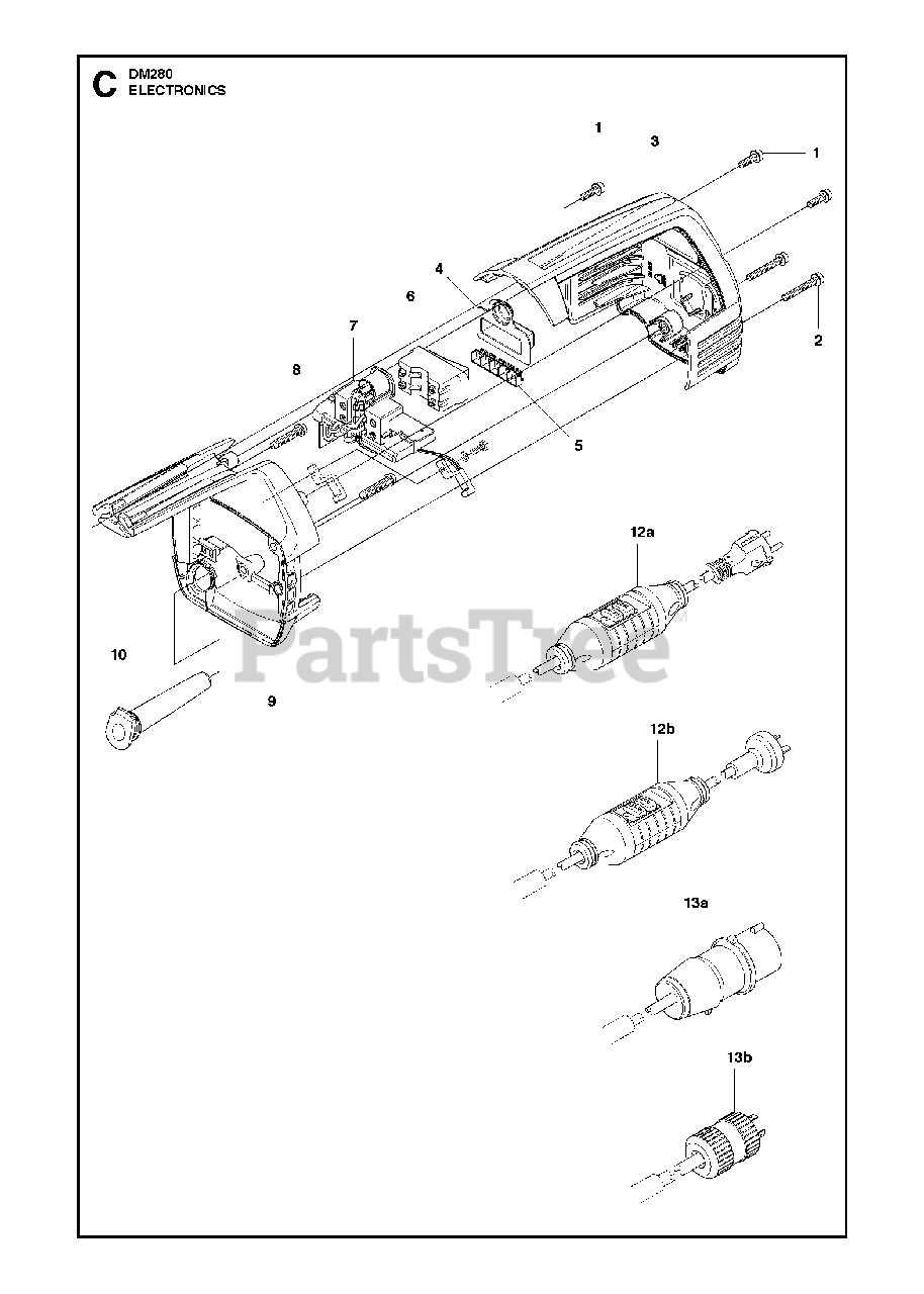 Husqvarna DM 280 - Husqvarna Drilling Machine (2012-01) ELECTRICAL ...