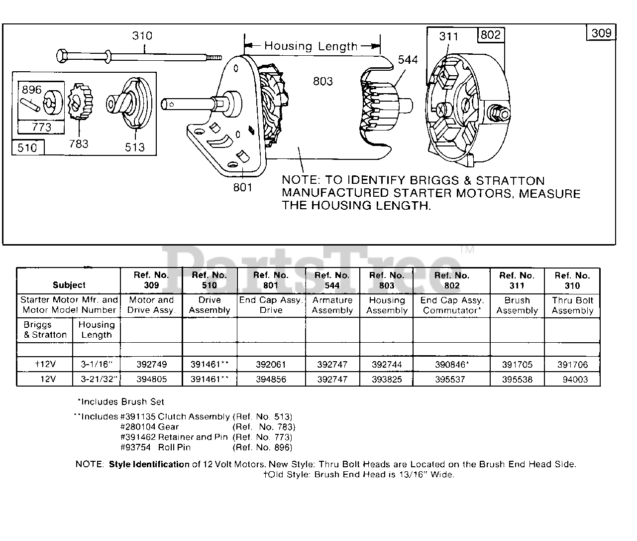 Briggs & Stratton 190432-1868-XX - Briggs & Stratton Horizontal Engine ...