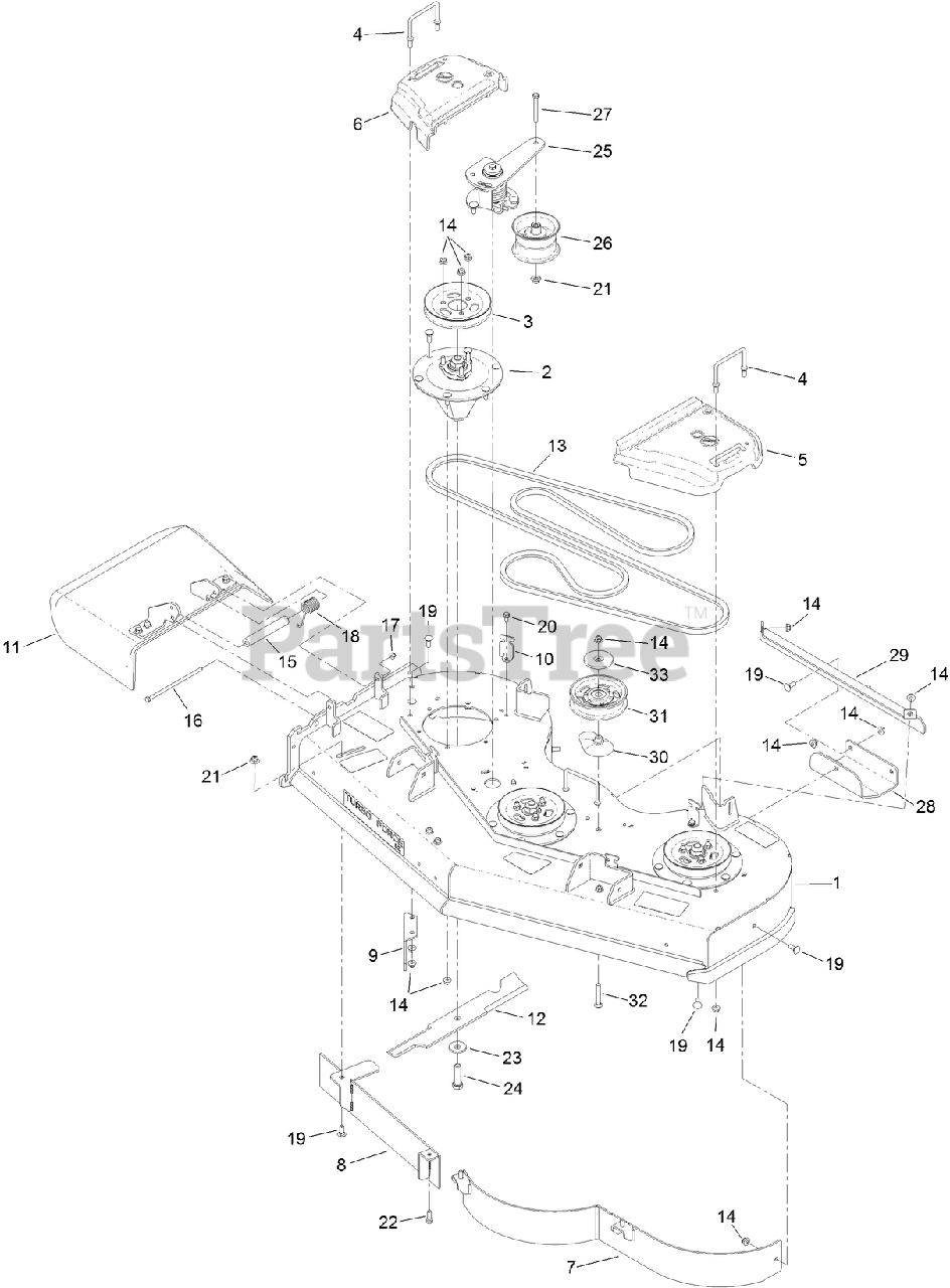 Toro 74519 - Toro 52" GrandStand Stand-On Mower (SN: 400000000 ...