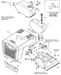 Simplicity 5216 (1690916) - Simplicity Lawn Tractor, 16hp Parts Lookup ...
