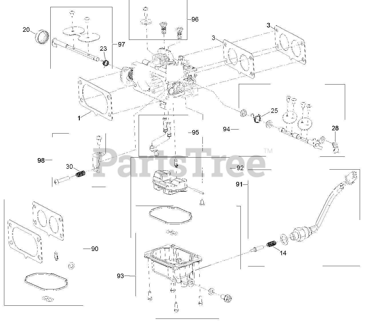 Exmark QSS708GEM50200 - Exmark 50" Quest S-Series Zero-Turn Mower ...