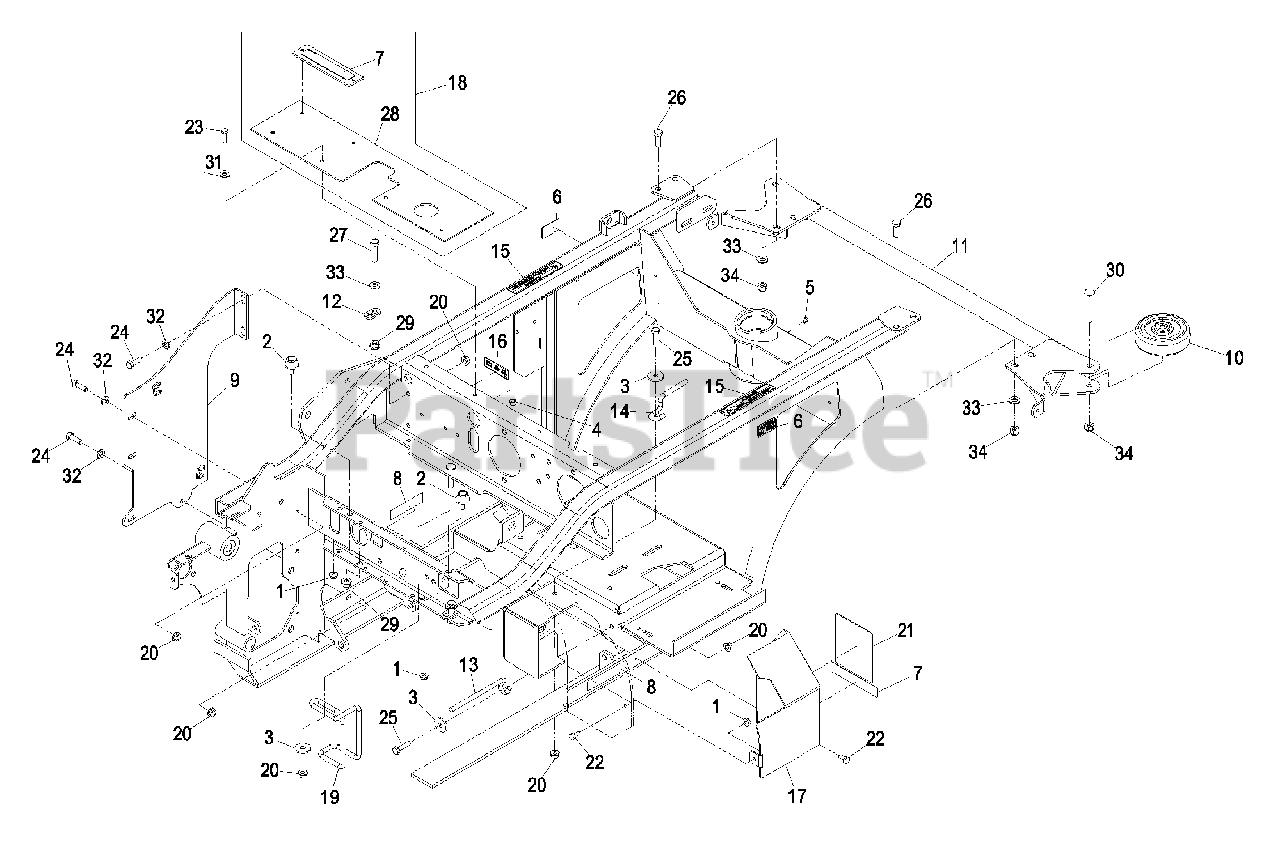 Exmark NAV20KC - Exmark Navigator Front Mount Mower, 20HP Kohler (SN ...