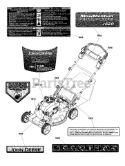 John Deere JS28 FC (7800852) - John Deere 22" Walk-Behind Mower, Canada (2012) Parts Lookup with ...